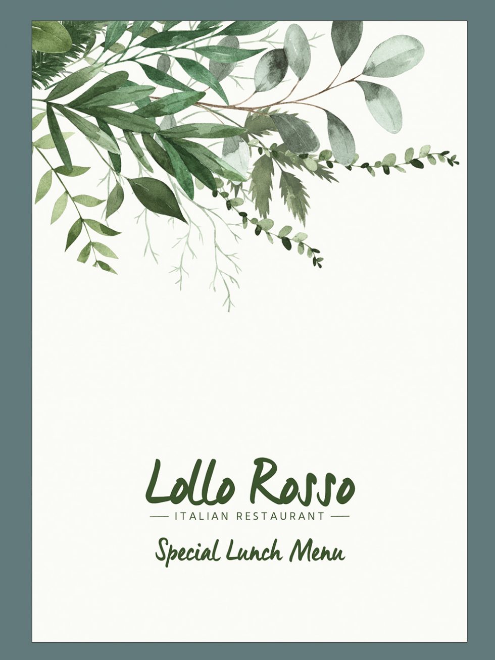 Menus - Lollo Rosso